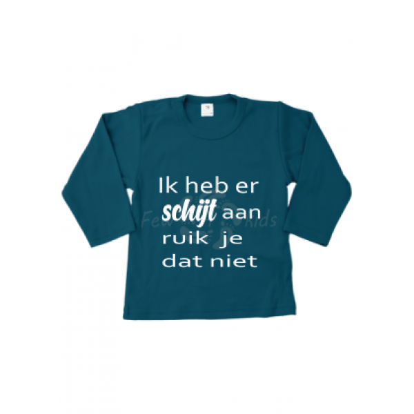 Schijt aan shirt